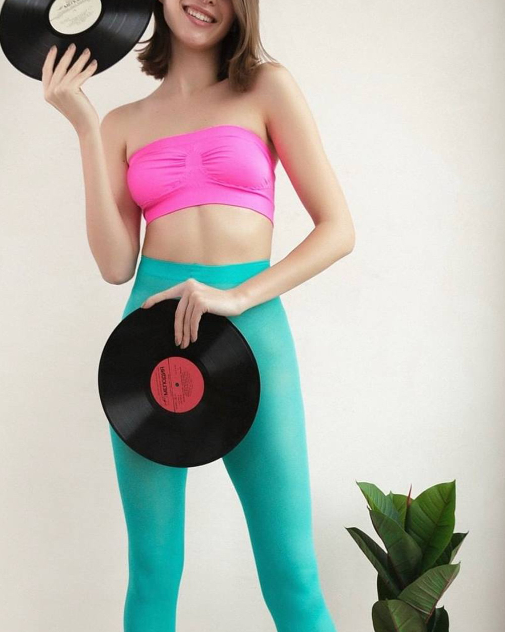 TIGHTS SAMBA 40 Neo Mint. GIULIA. | Online shop Milavi Canada